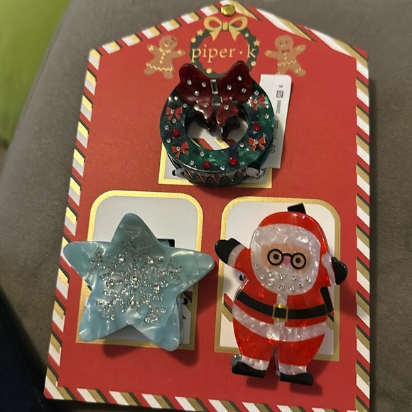 Piper | Hair | Christmas Hair Clip New | Poshmark